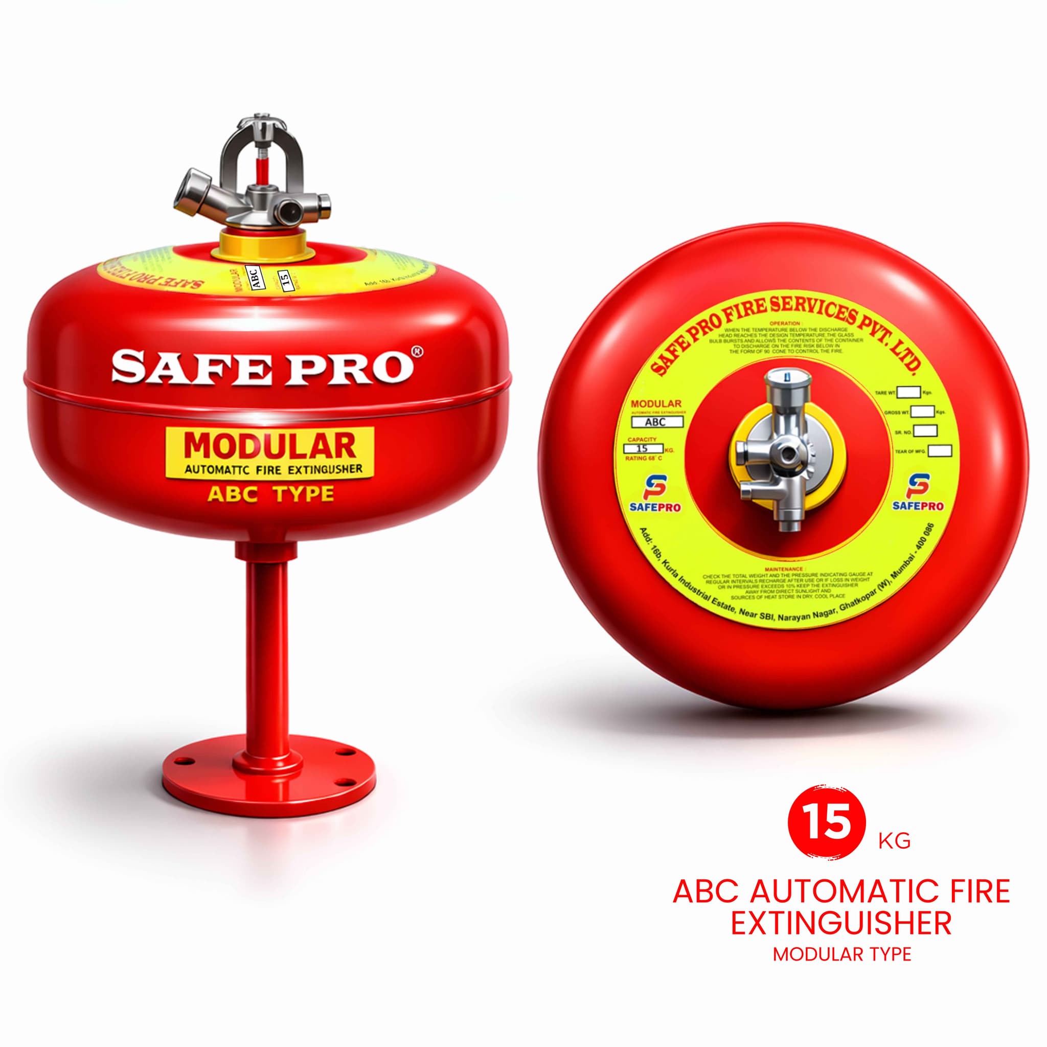 ABC Automatic Fire Extinguisher Modular Type | Safe Pro