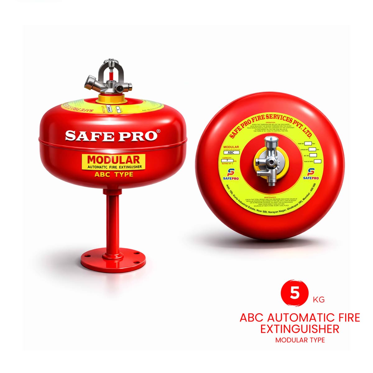 ABC Automatic Fire Extinguisher Modular Type | Safe Pro